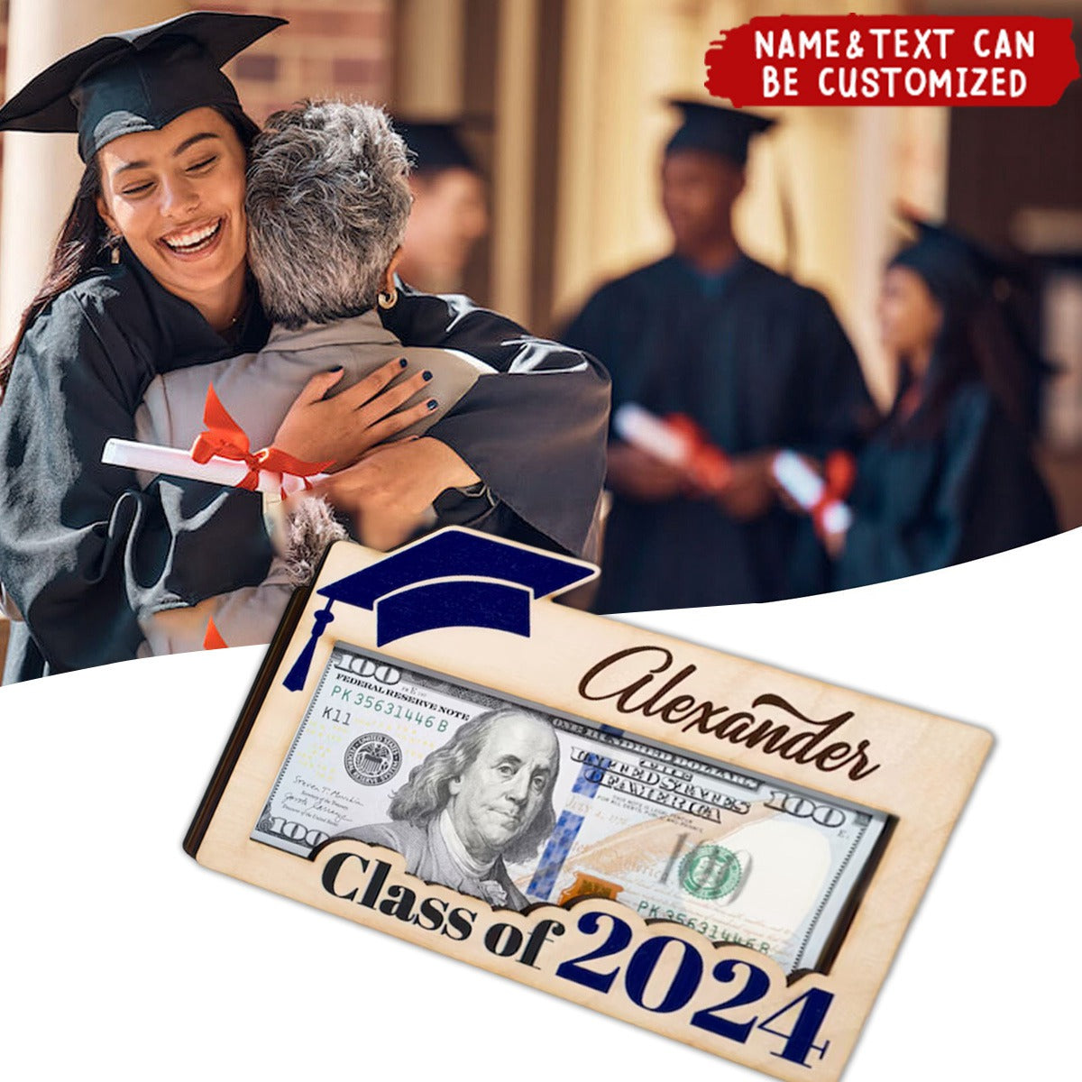 Graduation Money Holder Personalized Graduation Gift - woohops