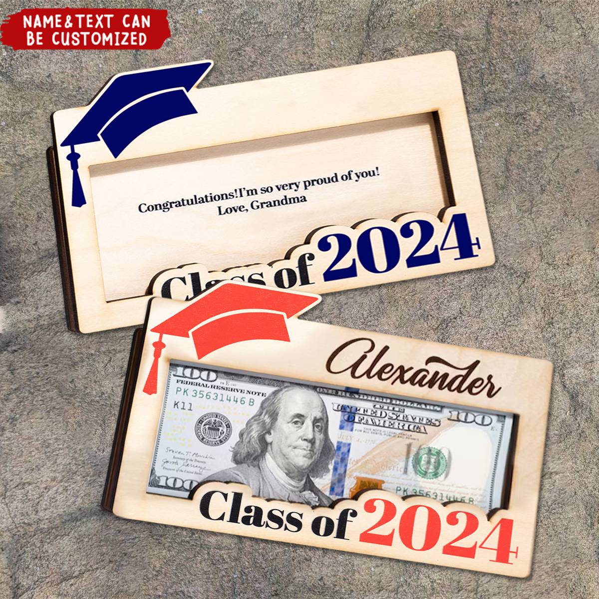 Graduation Money Holder Personalized Graduation Gift - woohops