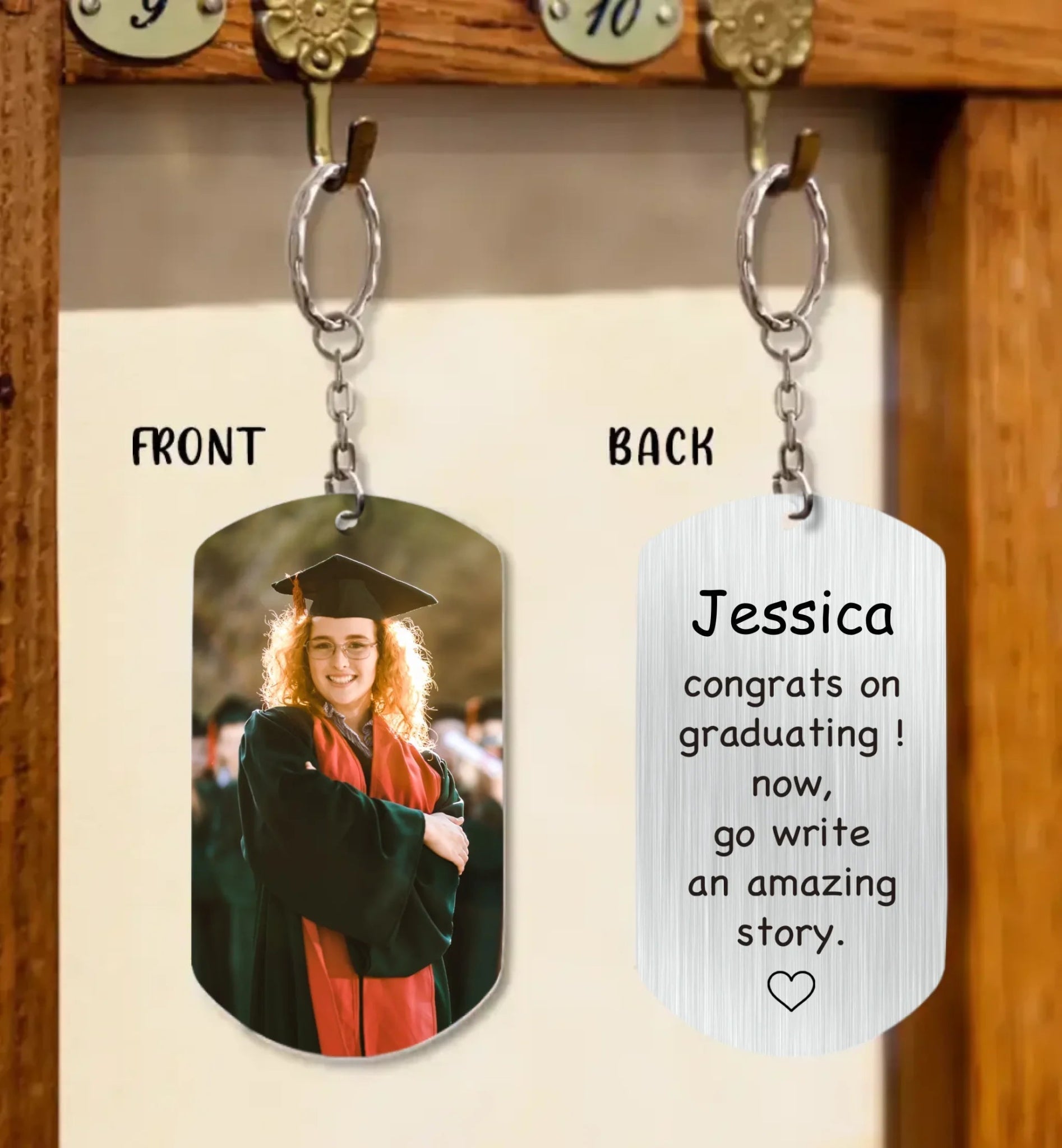 Customised Graduation Themed Keychain - Celebrate Graduation Keychain ...