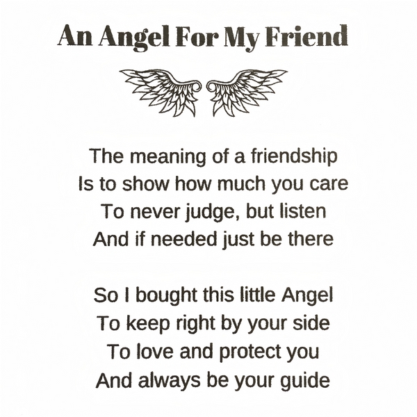 Personalized Guardian Angel Keychain For Best Friend - woohops