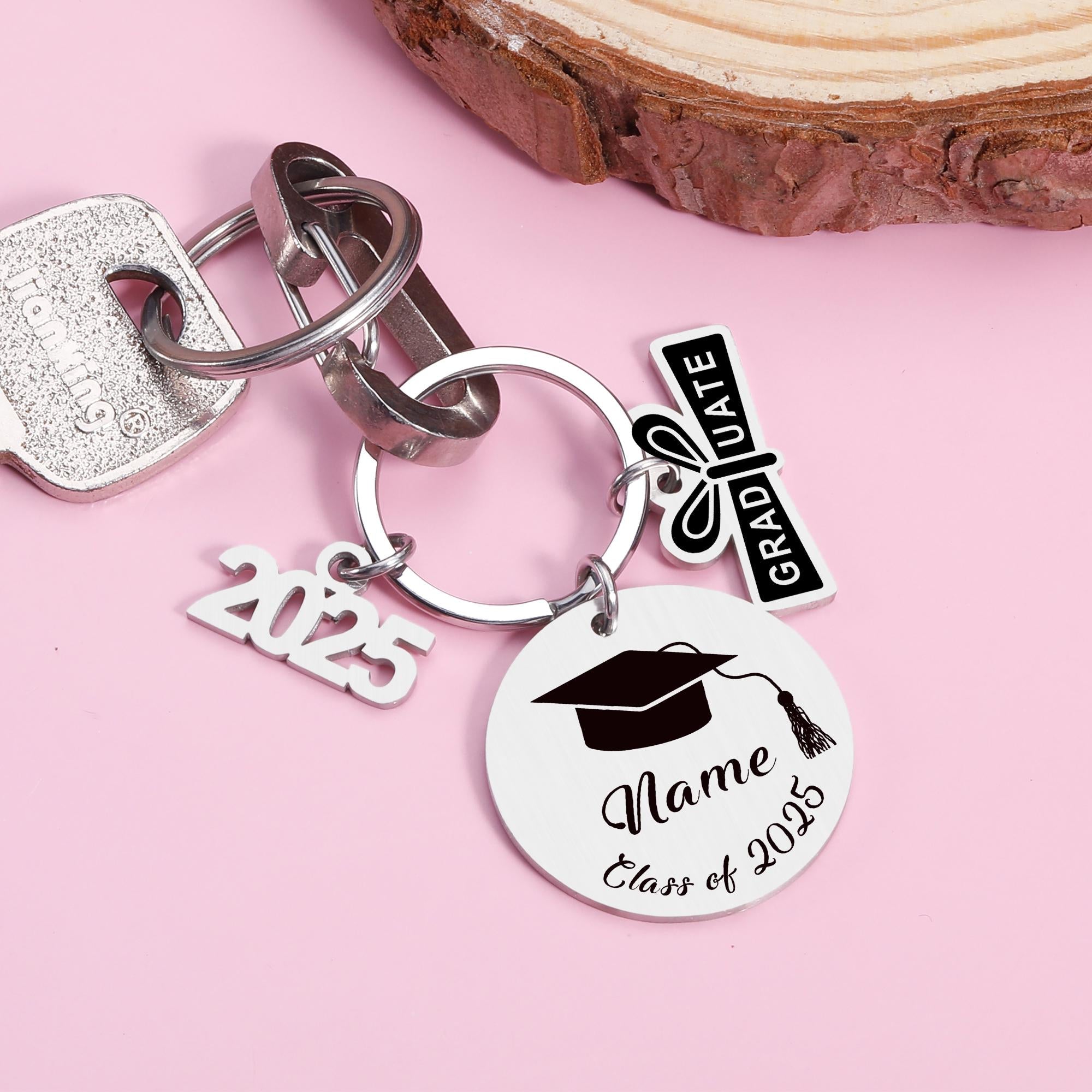 2025 Graduation Keychain - Personalised Specific Graduation Gifts - woohops